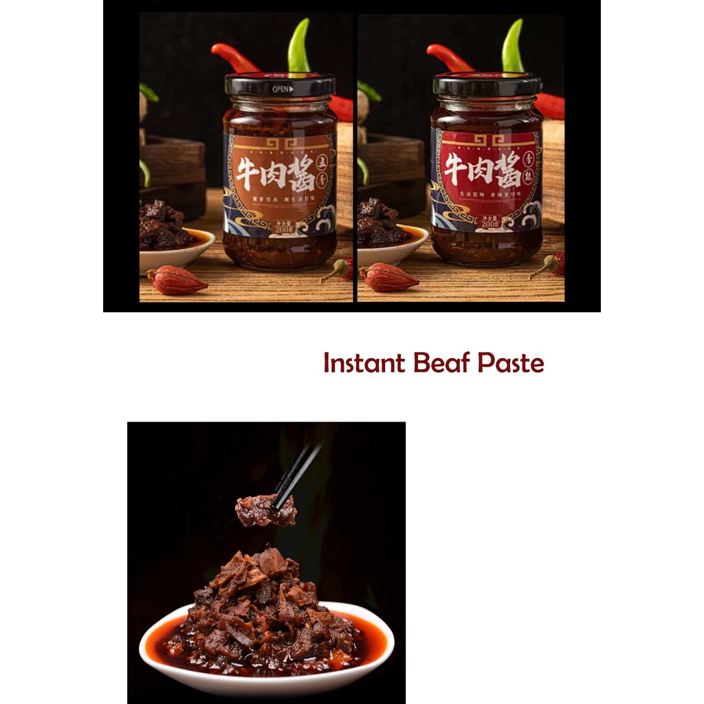Lifestyle Food Instant Beef Paste 牛肉酱 200g (G12) | Shopee Malaysia