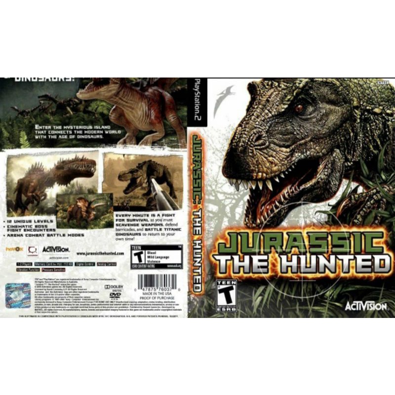 [PS2 GAMES] Jurassic The Hunted | Shopee Malaysia