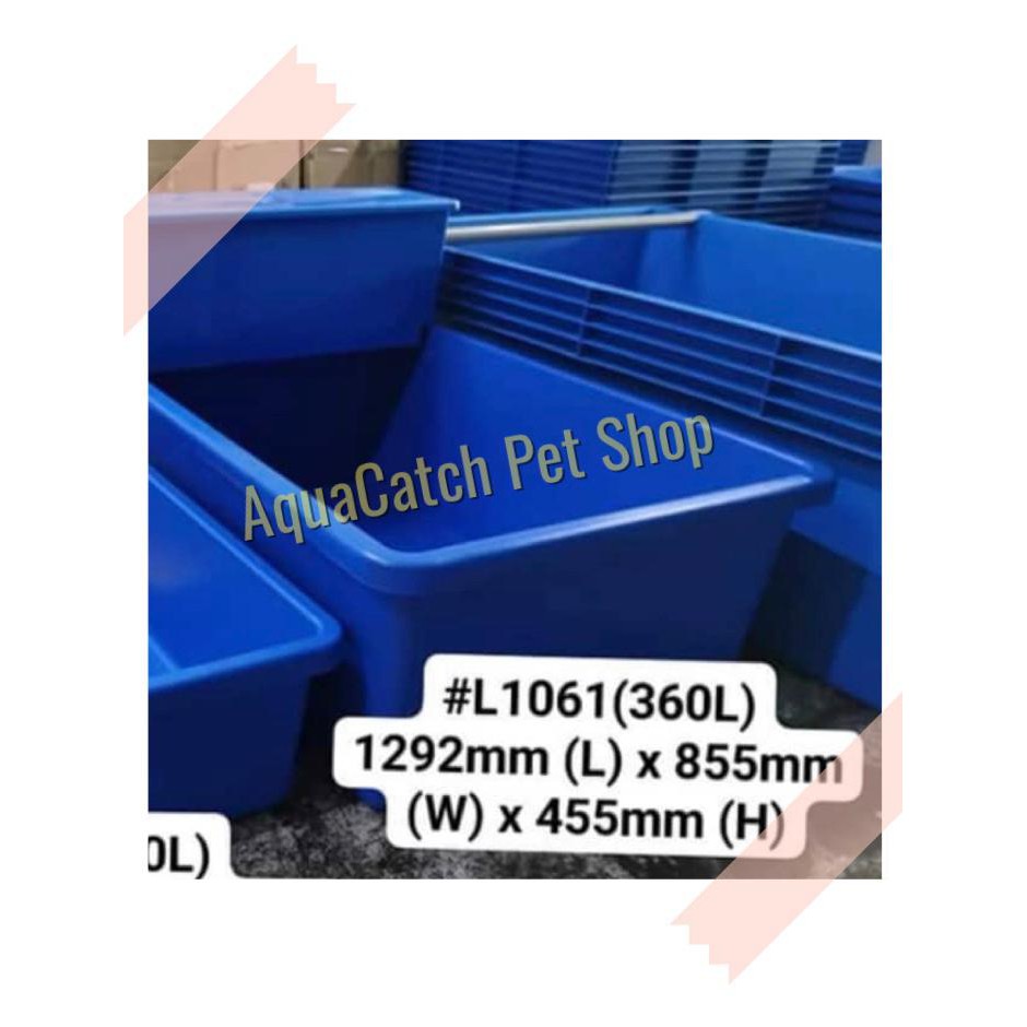 Blue Plastic Tank 360L | Shopee Malaysia