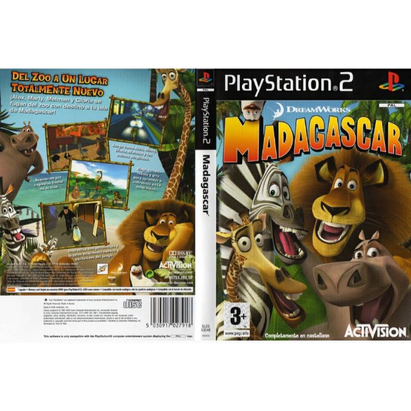 PS2 CD DVD GAMES ( Madagascar ) English Version | Shopee Malaysia