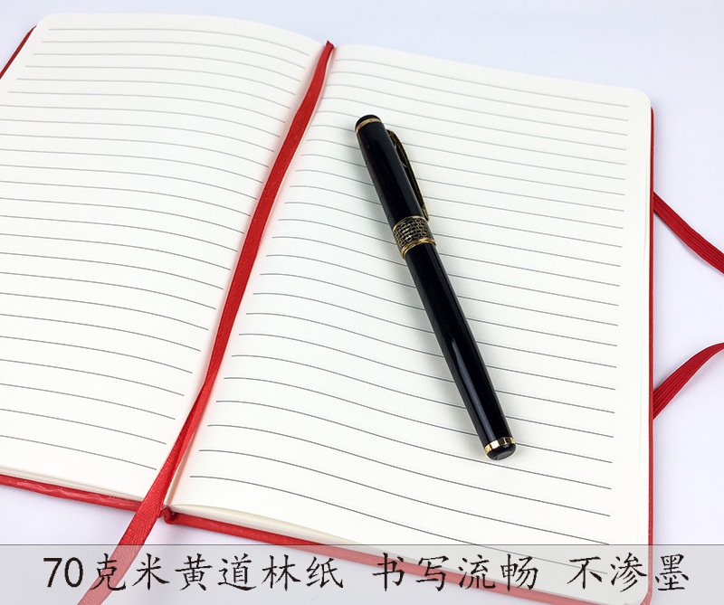 My Notebook Business Notebook A6 Color PU leather A6 Office Portable ...