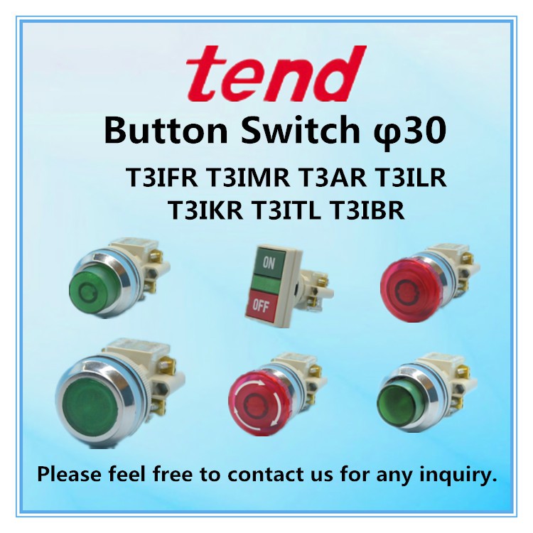 TEND Button Switch T3IFR T3IMR T3AR T3ILR T3IKR T3ITL T3IBR | Shopee ...