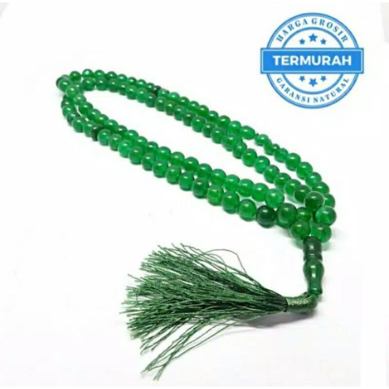 HIJAU Green jade green jade prayer beads 99 grains 88mm | Shopee Malaysia