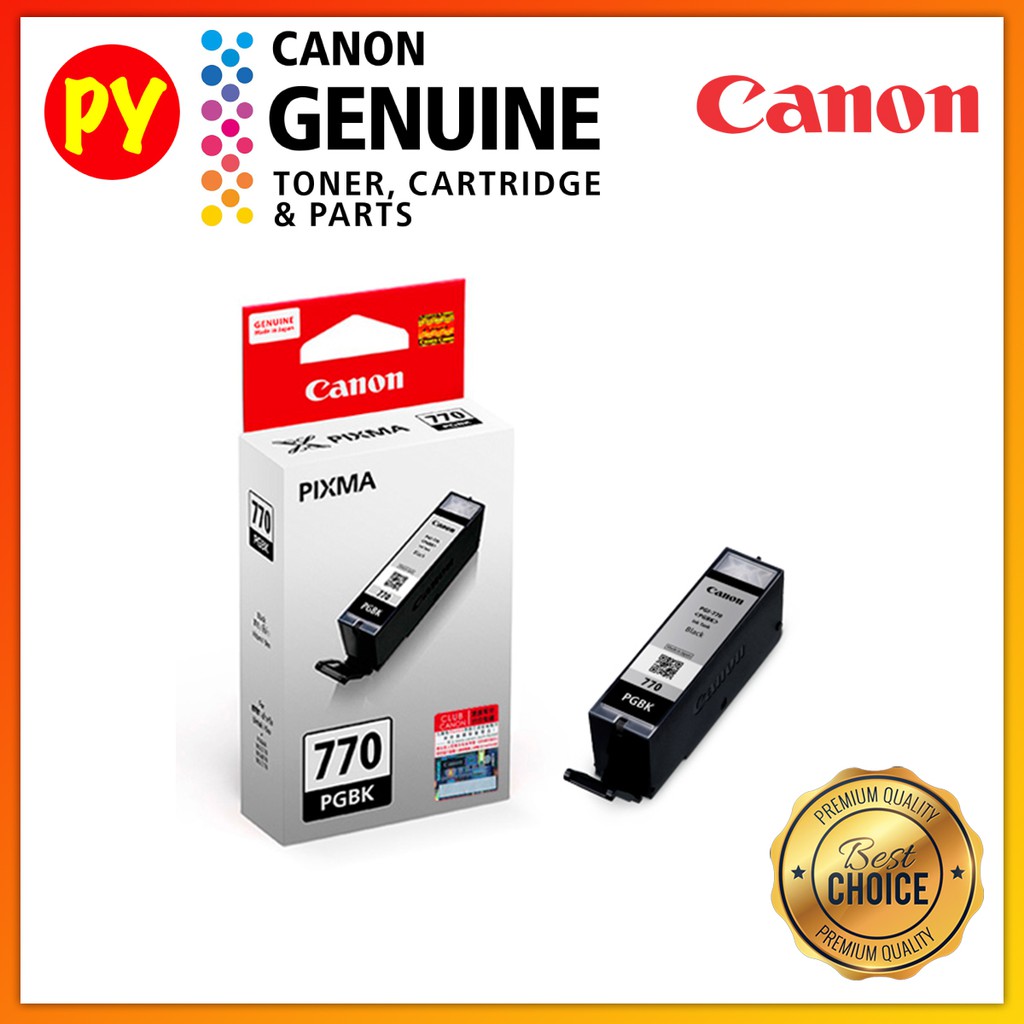 Canon PGI-770 PGBK BLACK Original Ink Cartridge PGI770 PGI 770 for ...
