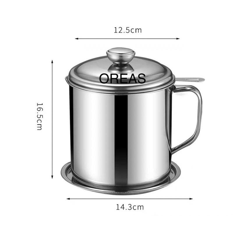 OREAS Stainless Steel Oil Strainer / Oil Straining Cup / Oil filter ...