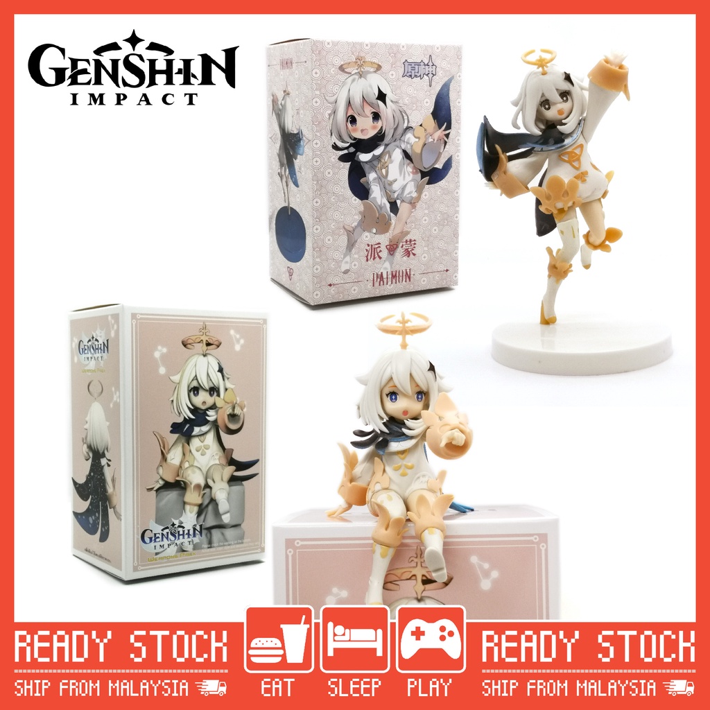 OEM 14cm Genshin Impact Paimon Characters Figure Collection Toy Cake ...