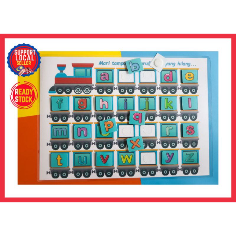 Laminate worksheet activity quiet book abc matching activity montessori ...