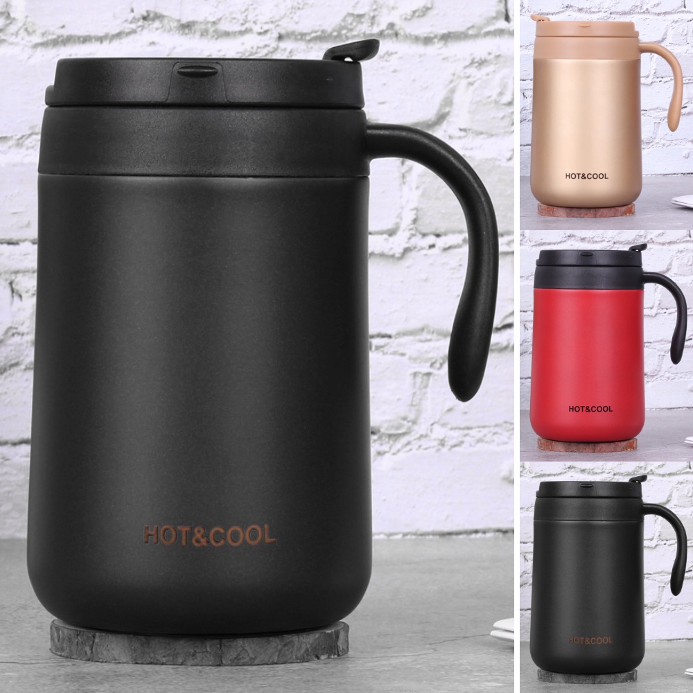 Thermos Mug Coffee Mug Office Coffee Cup Stainless Steel Thermos Cup ...