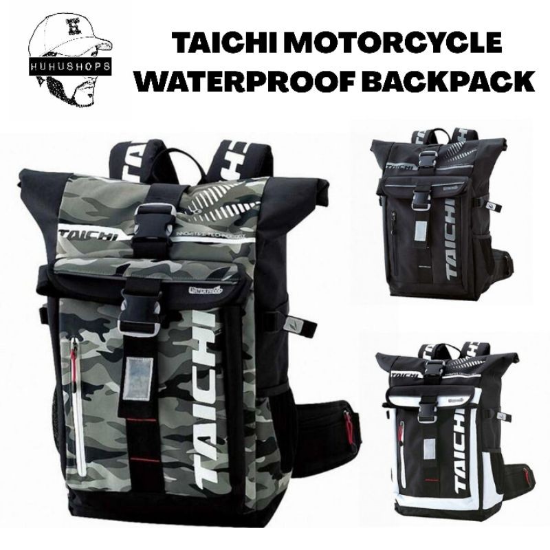 TAICHI RSB272 MOTORCYCLE WATERPROOF BACKPACK (+FREEGIFT) | Shopee Malaysia