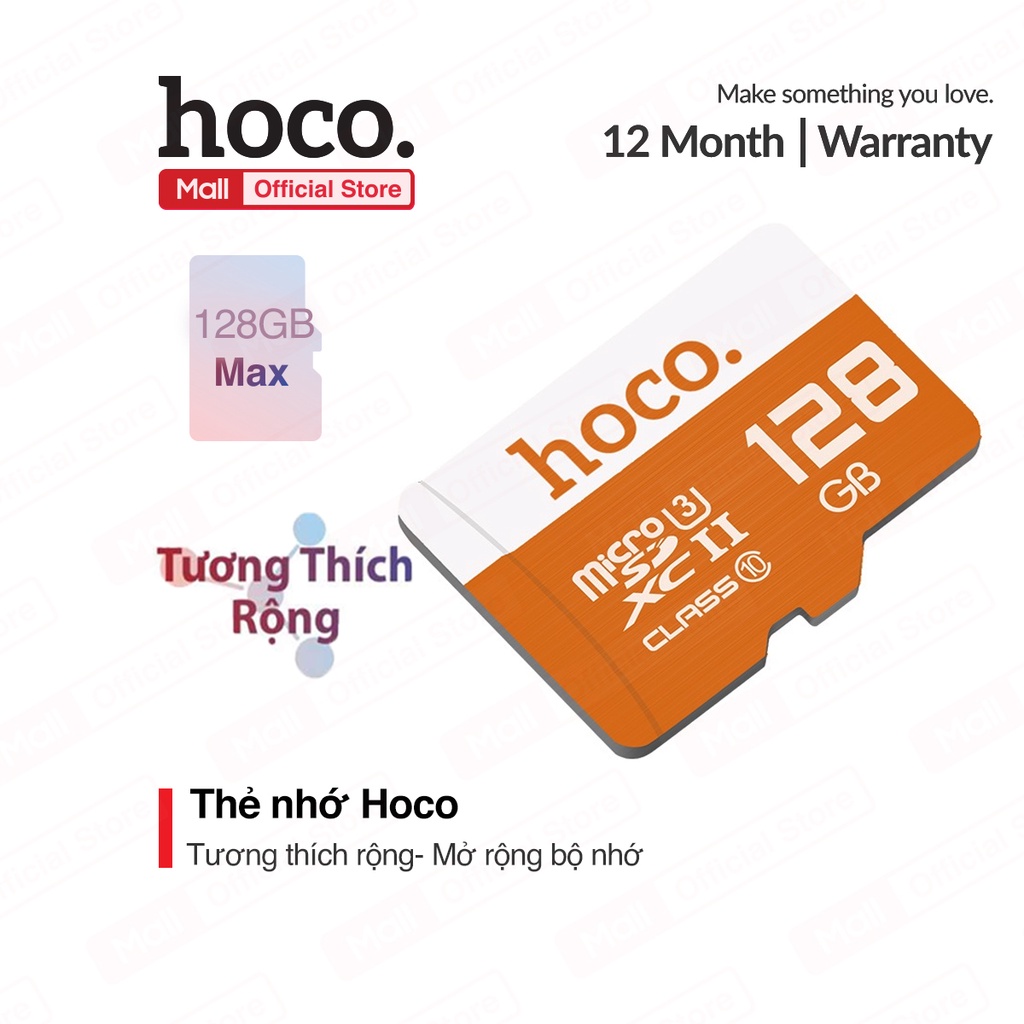 Hoco high speed 128GB TF micro-SD memory card | Shopee Malaysia
