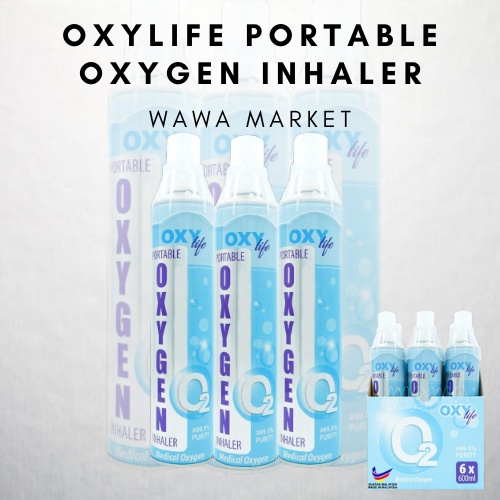 OxyLife Portable Oxygen MedicaI Inhaler 600ML Spray Bottle Aerator ...