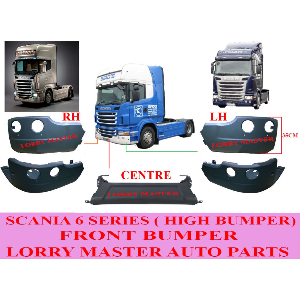 FRONT BUMPER SCANIA 6S 6SERIES 1884914 1884915 1865181 | Shopee Malaysia