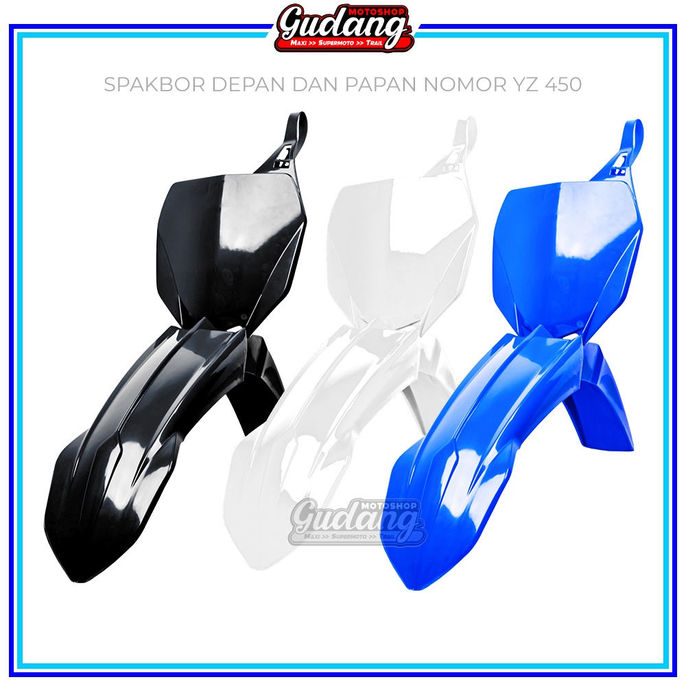 Front Mudguard Plus License Plate Number Plate HRV YZF 250 YZF 450 2021 ...