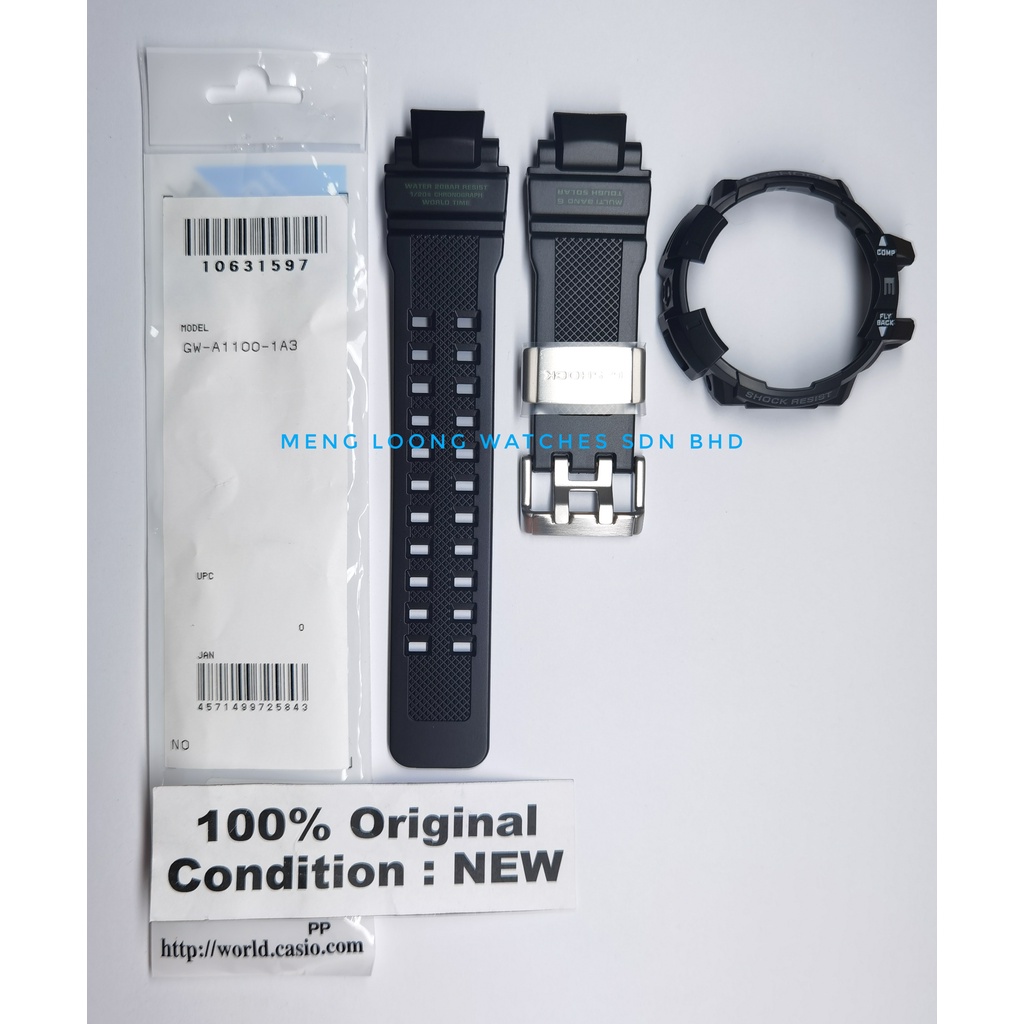 [ORIGINAL] G-SHOCK GW-A1100 GWA1100 Gravity Master BAND AND BEZEL "bnb ...