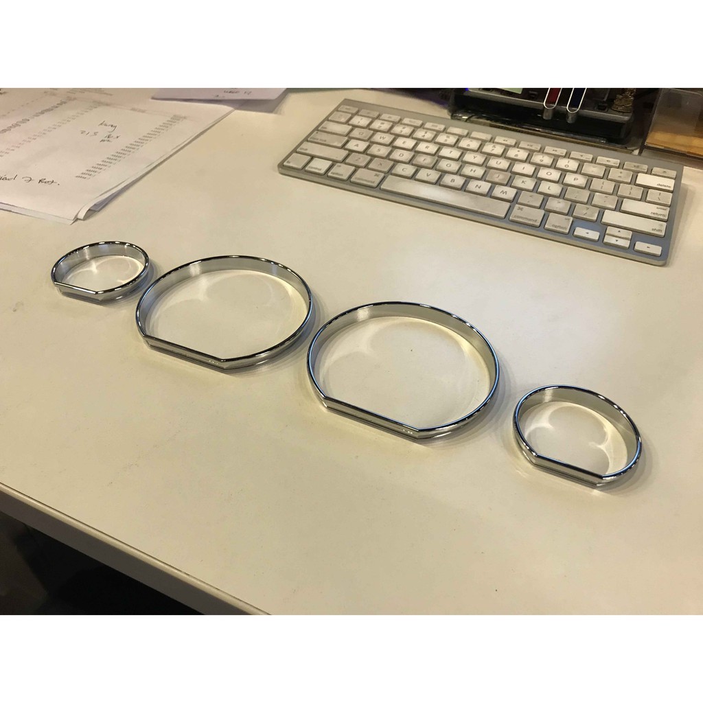 BMW E46 meter ring chrome silver design | Shopee Malaysia