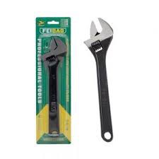 FEIBAD Professional Tools Adjustable Wrench 10''/250mm & 12'/300mm ...