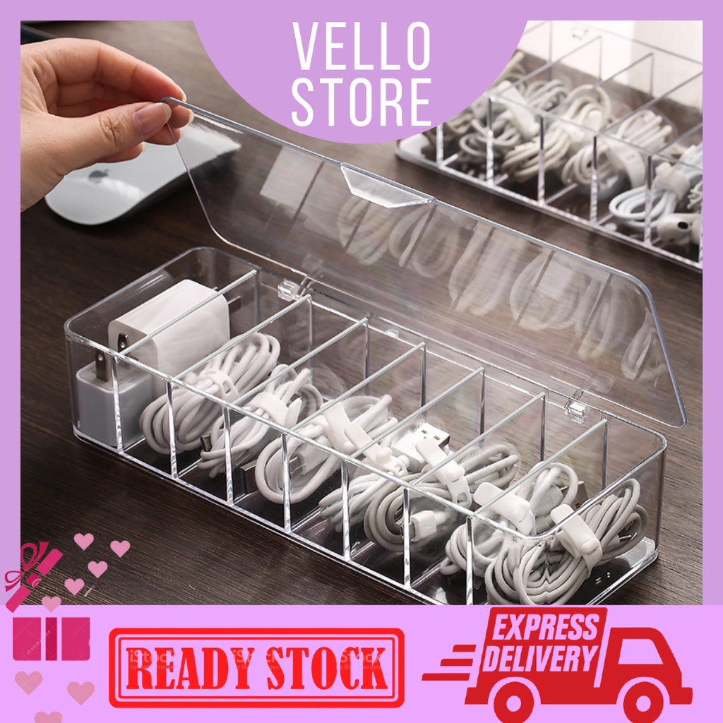 ‼️CLEAR STOCK ‼️Wire storage box Dustproof storage cable management box ...