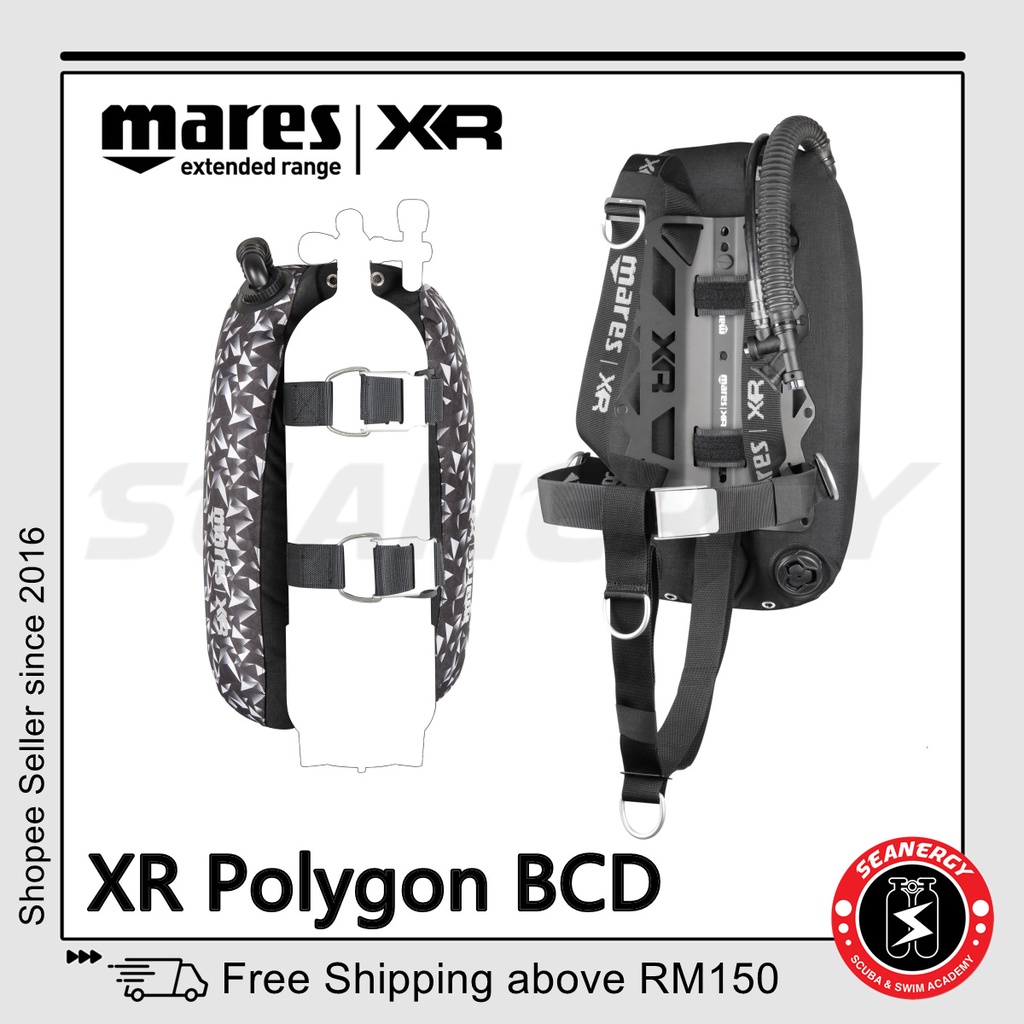 Mares XR Polygon BCD Single Tank for Scuba Diving Tec Diving One Size Fits All | Shopee Malaysia
