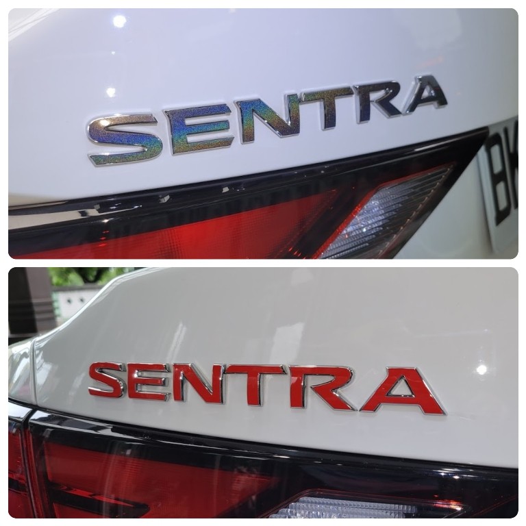 NISSAN SENTRA B17 B18 [Tailgate Lettering Change Color Sticker] 3M No ...