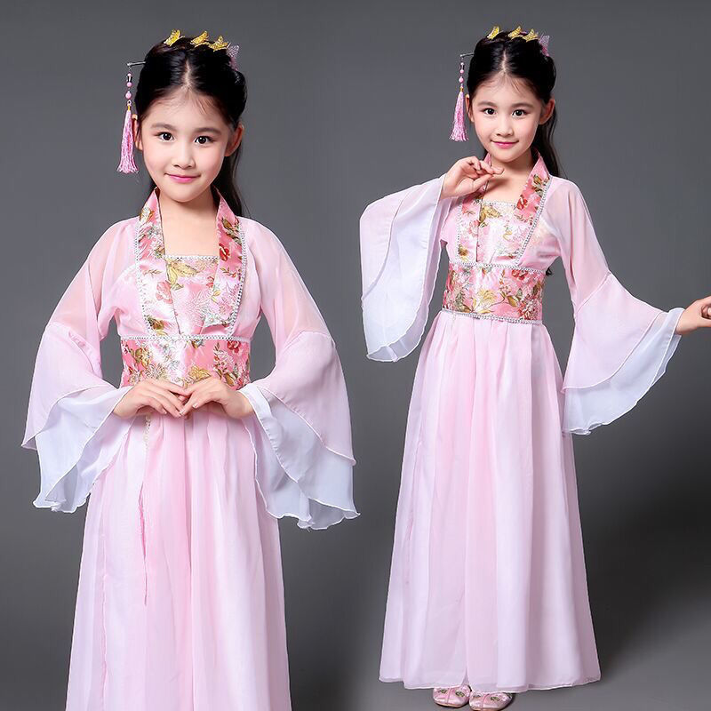 Children's clothing ancient costume skirt goddess Chang'e ancient ...