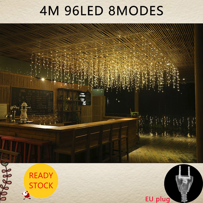 Raya Lights 4M 96LED LED Fairy Light Christmas Party Wedding Muharram Deepavali Diwali ...