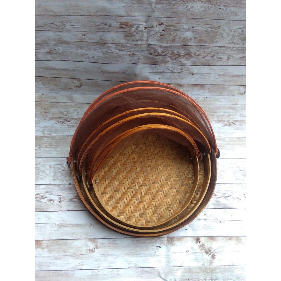 Flat ROUND SERVING HOODS VARIOUS SIZES bamboo hoods folding serving ...