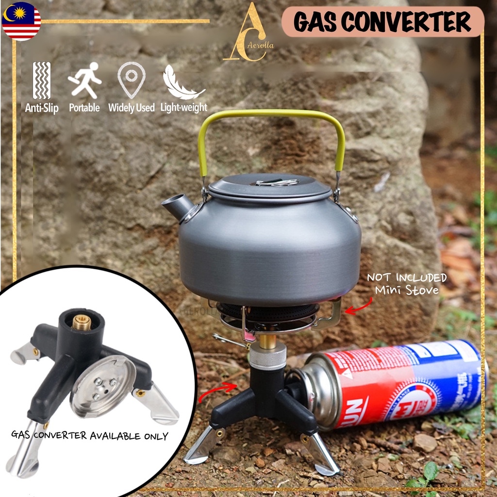Portable Gas Converter Outdoor Camping Stove Adapter Triangle ...