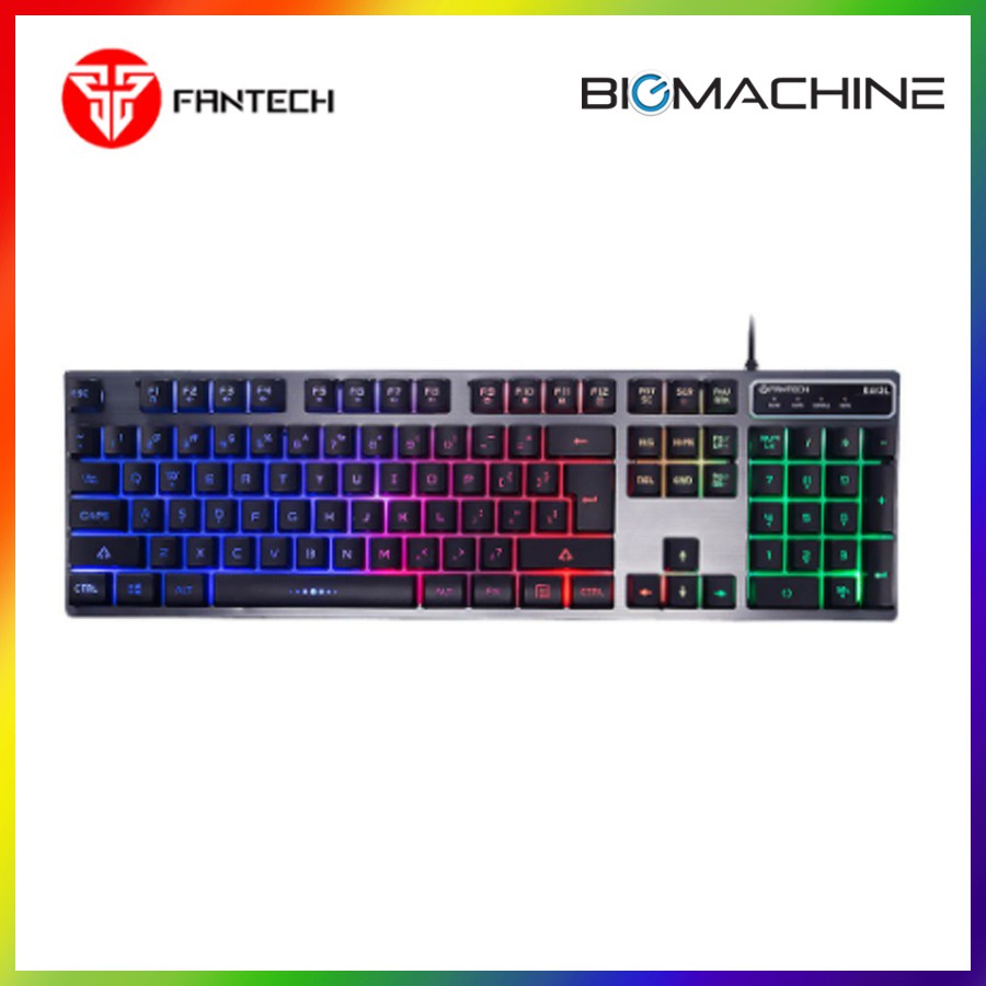 Fantech K613L Professional Usb Game Backlit Keyboard 104-Key Wired Game ...