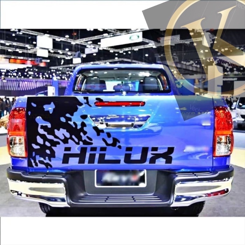 [FAST & READY]K239# HILUX RAPTOR DMAX NAVARA TRITON Tailgate Vinyl Car ...