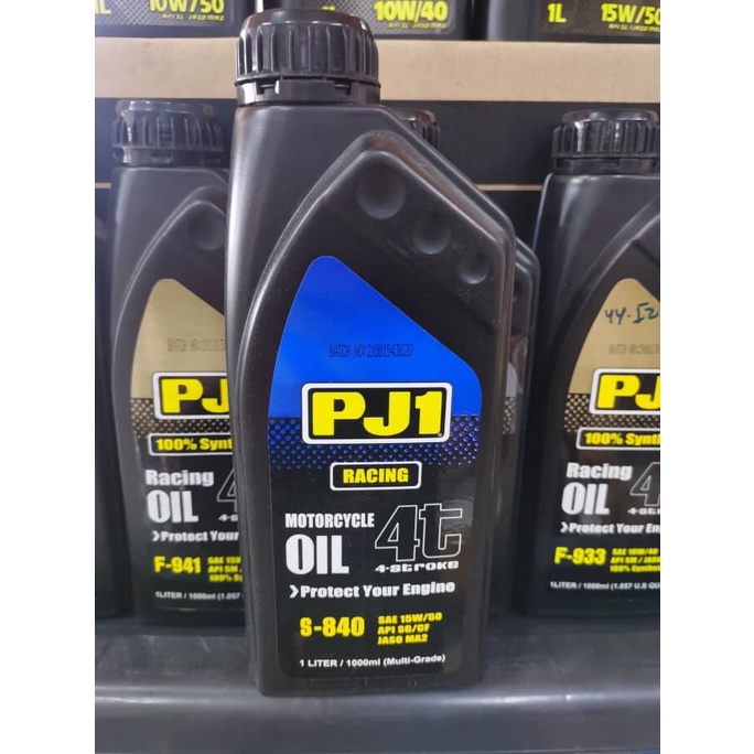Original PJ1 Engine Oil 4T 1Litre (S-840) 15W-50 | Shopee Malaysia