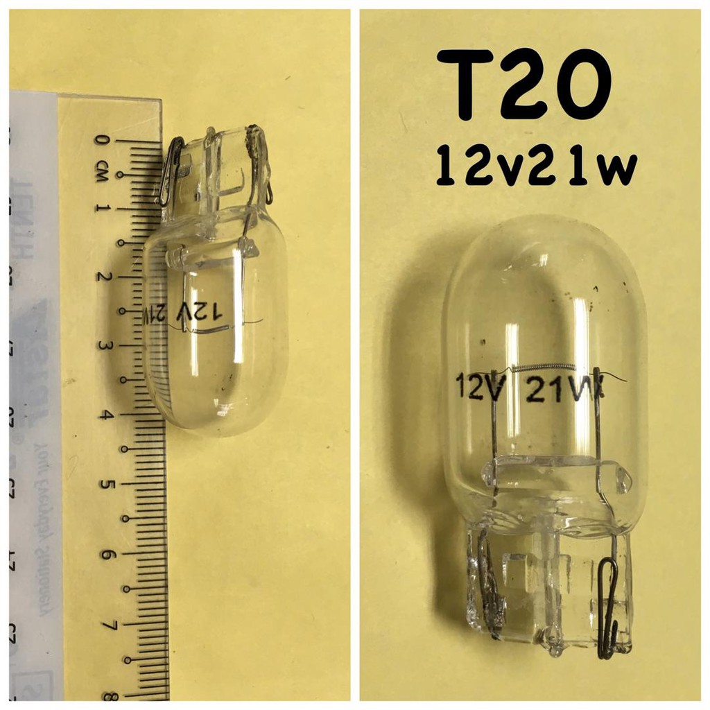 AUTO BULB T20 12V 21W FOR KELISA / KENARI SIGNAL BULB (1pc) | Shopee ...