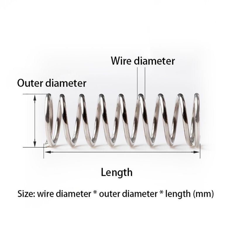 Stainless Steel 304 Compression Spring 5pcs | Shopee Malaysia