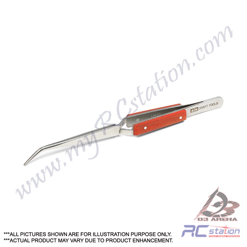 Tamiya Tools #74102 - Tamiya Mini 4wd HG REVERSE ACTION ANGLED TWEEZERS ...