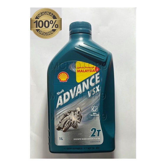 SHELL 2T ADVANCE VSX GENUINE 1L ORI | Shopee Malaysia