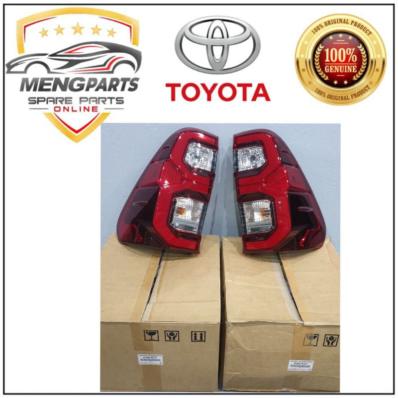 TOYOTA HILUX REVO ROCCO ROGUE ORIGINAL TAIL LAMP LED COMPLATE LAMPU ...
