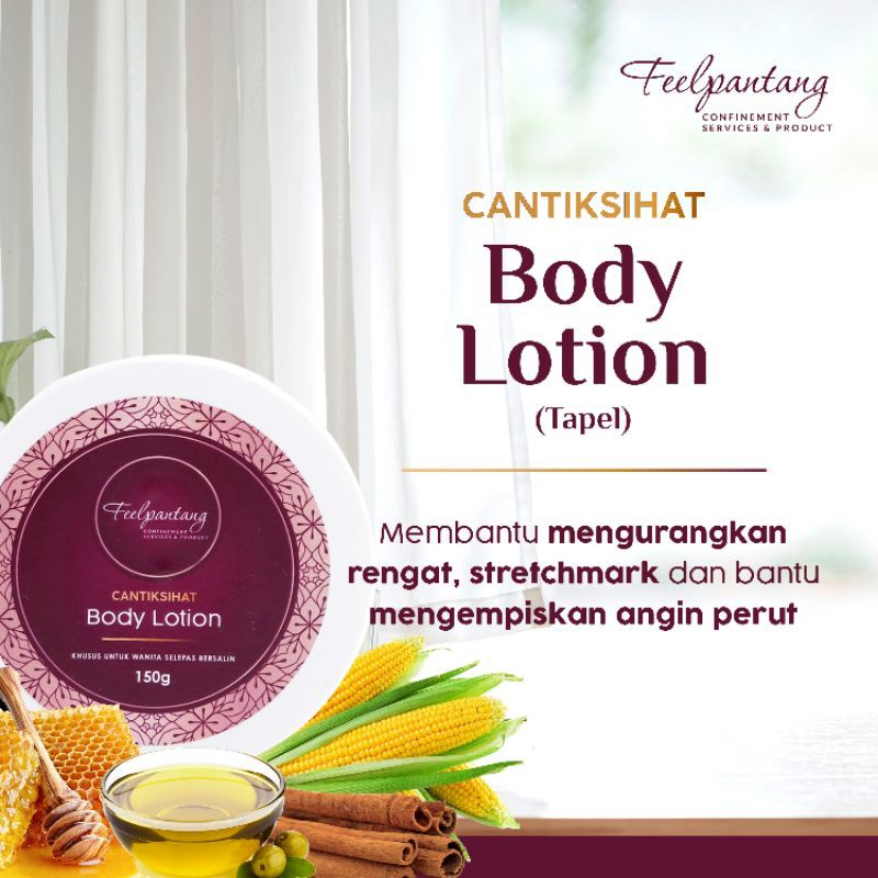 Feelpantang Herbs TAPEL PERUT lepas bersalin (Body Skinny Lotion ...