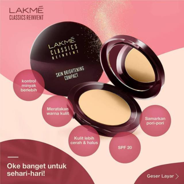 Lakme Classic SKIN BRIGHTENING COMPACT/Powder Solid Lakme Classic (NEW ...