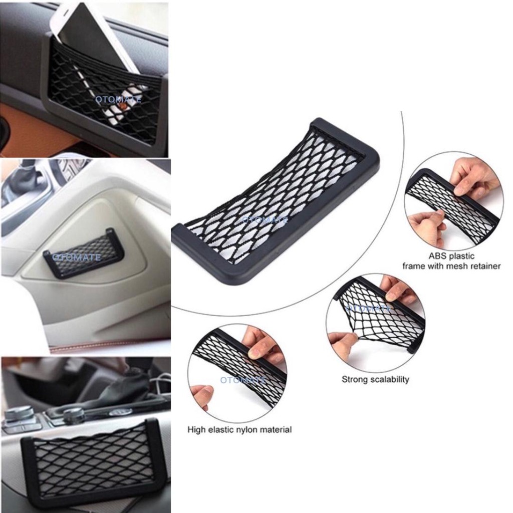 HOT SALE!!! Universal Car Seat Side Back Net Storage Bag Phone Holder ...