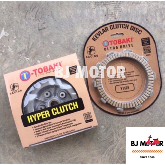 TOBAKI Y15 Y15ZR HYPER CLUTCH SET (Hyper Clutch + Clutch Disc Racing ...