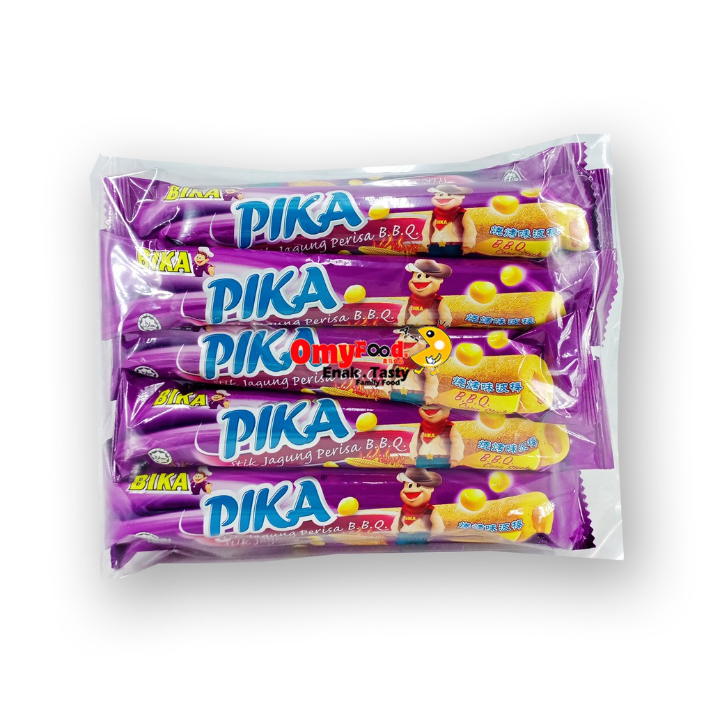 8pcs Bika Bagi-Bagi Pika Corn Stick, Big D, Bing Bing [Chocolate ...
