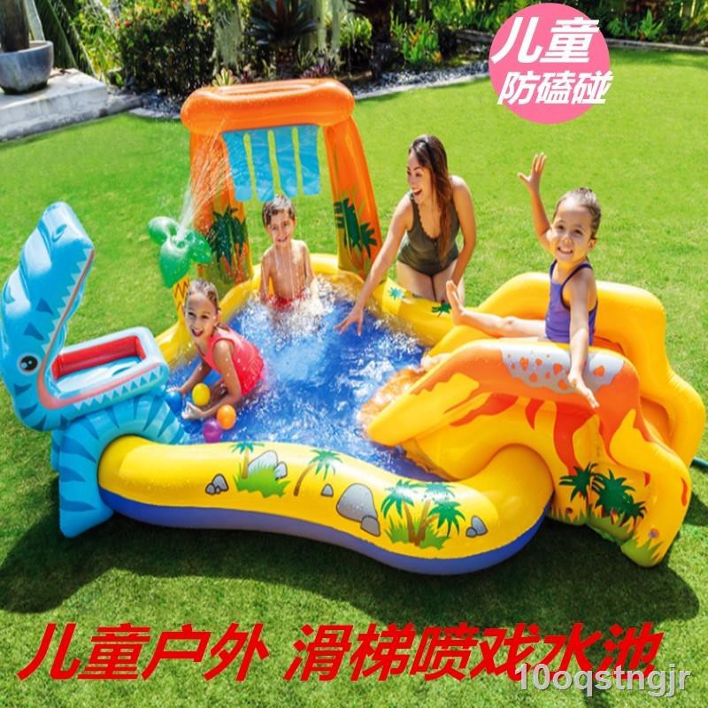 inflatable swimming pool children’s baby home water jet paddling indoor ...