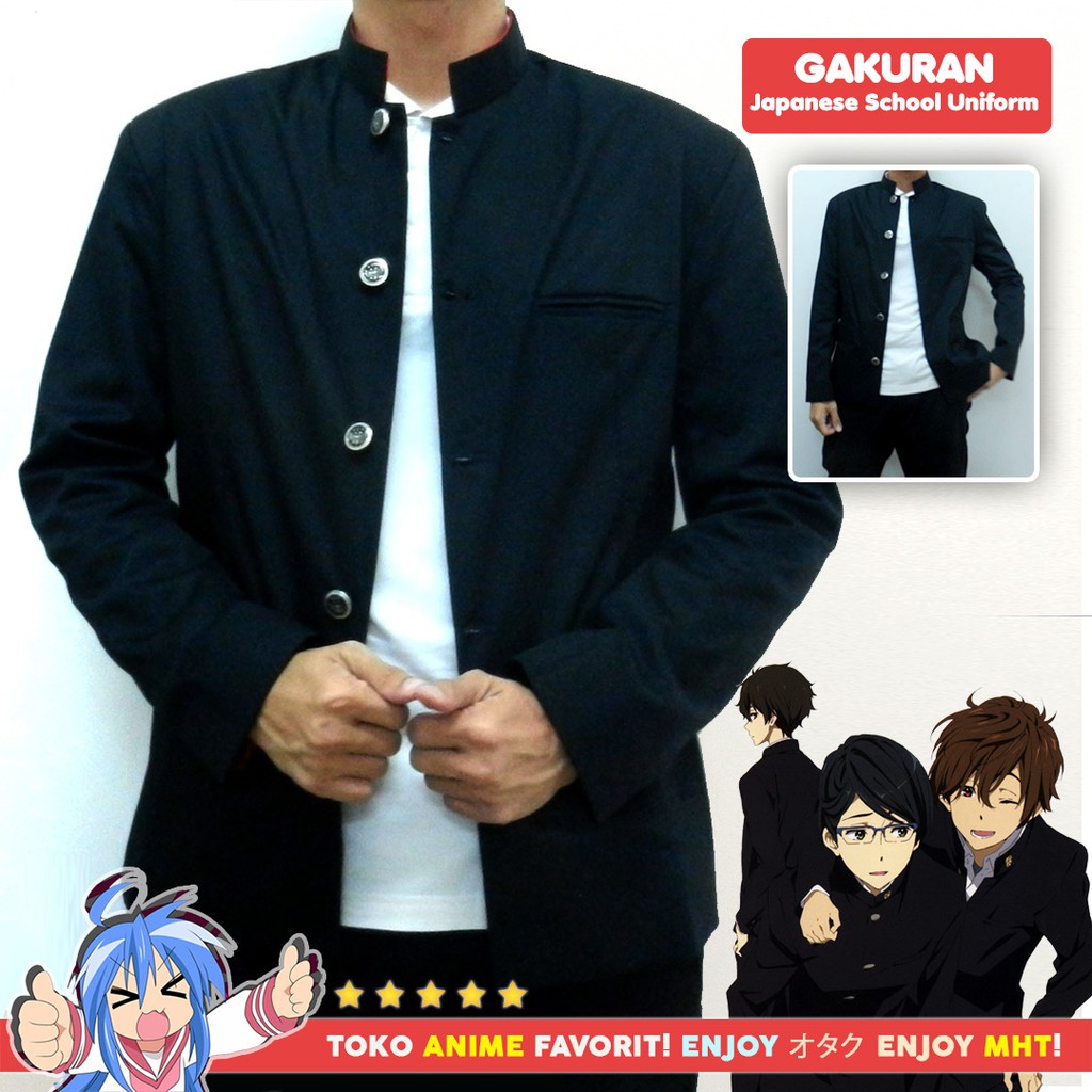 Gakuran Anime Blazer Japanese School Uniform for Boys | Shopee Malaysia