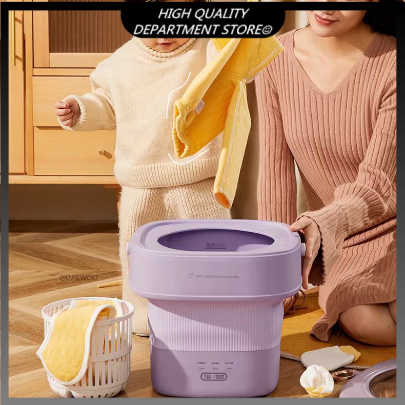 Mini folding washing machine underwear underwear baby washing machine ...