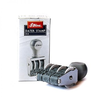 Shiny D3 D4 D5 Date Stamp Dater Chop 5MM / 4MM / 3MM D-3 D-4 D-5 ...