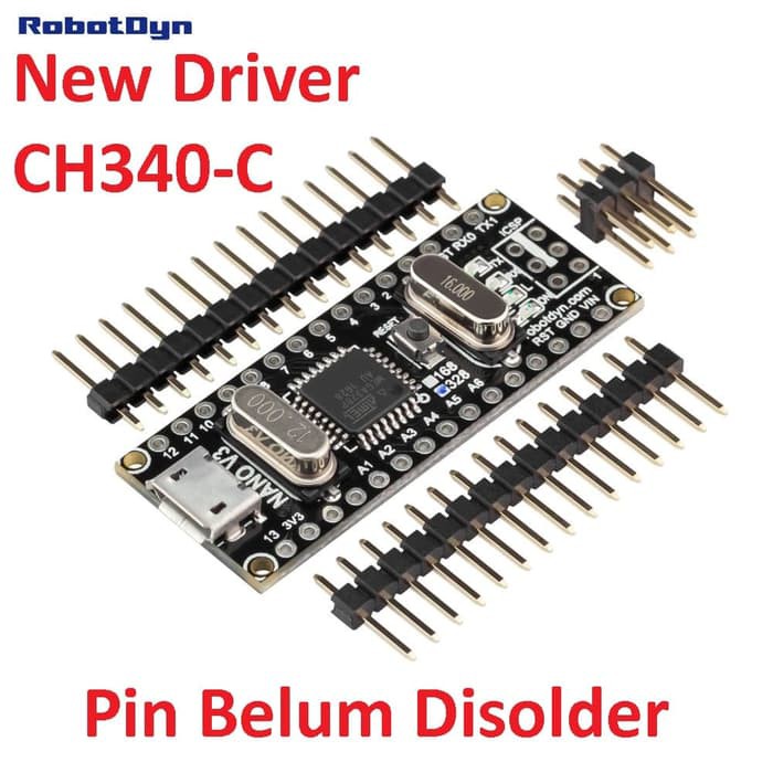 Robotdyn Nano V3 Atmega328 Ch340c Pin Not Soldered For Arduino Nano