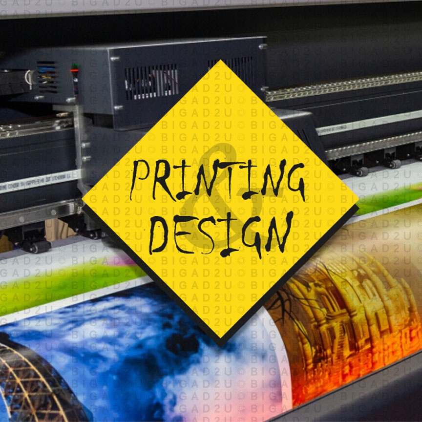BIGAD2U Large Format Inkjet Printing Output Services & Design Services PVC Sticker Synthetic ...