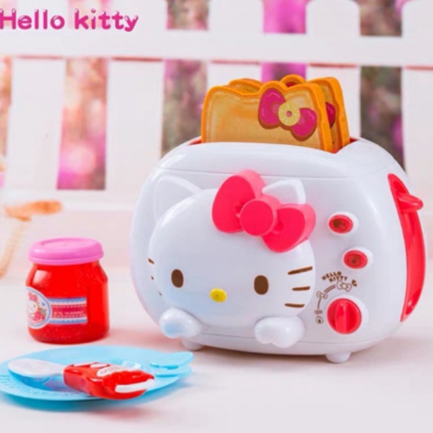 Hello Kitty Play Food Toaster Pop Tart Waffle Toast Kitchen Toy ...