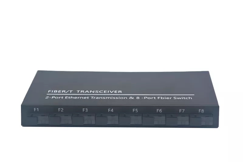 Fiber Optical switch 8 SC 2 1000M RJ45 Industrial Grade Gigabit ...