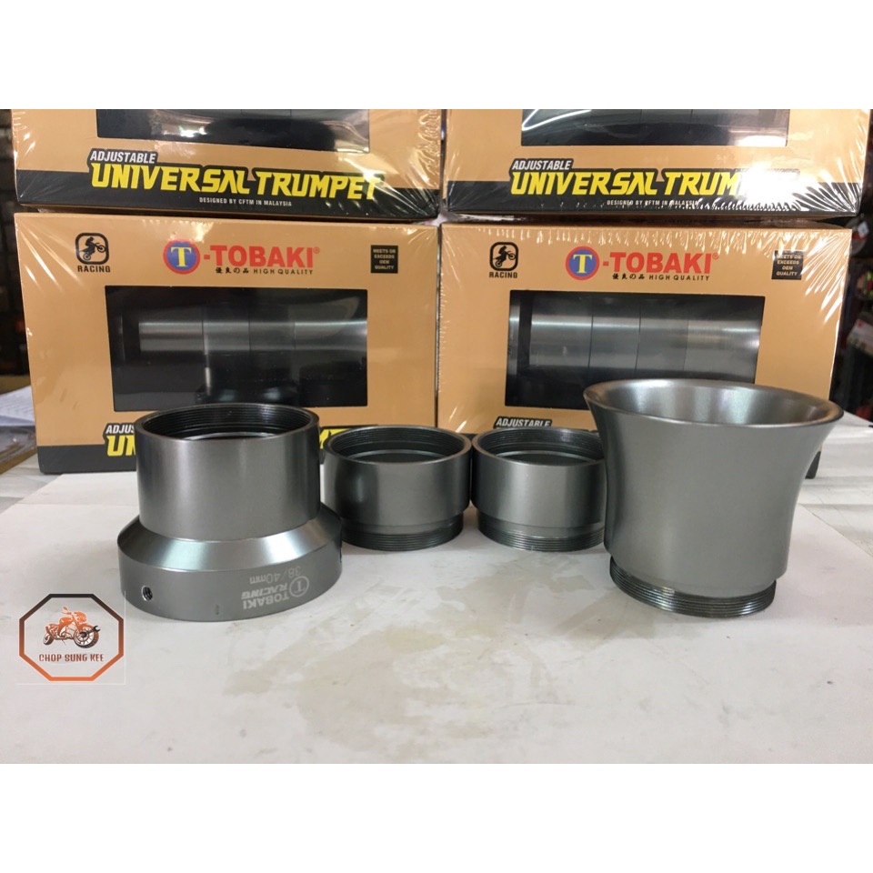 ADJUSTABLE UNIVERSAL TRUMPET RACING 32/34-36/38-40/42-45mm for ...