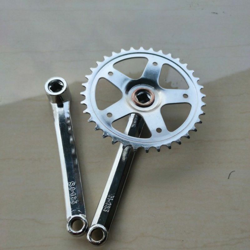 Single gear front crank BB model as mini minion bicycle box | Shopee ...